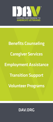 Benefits Retractable Banner - DAV