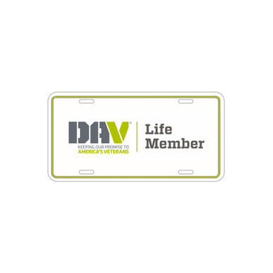 License Plate / Life Member - DAV