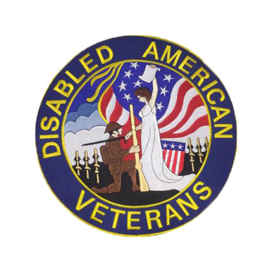 3" DAV Embroidered Emblem - DAV