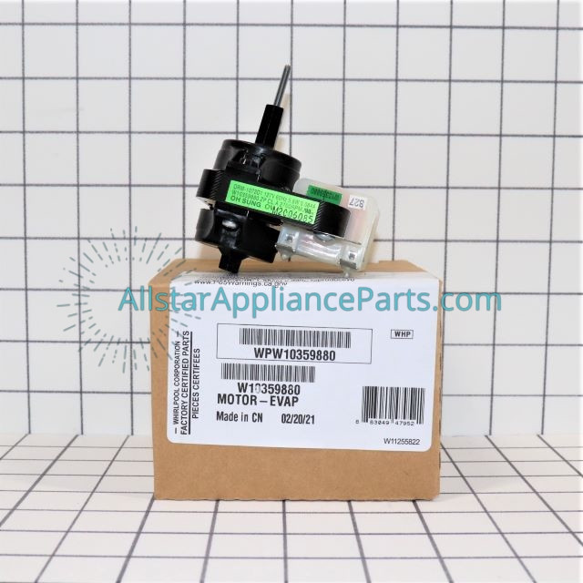 Whirlpool Refrigerator Evaporator Fan Motor W11109595