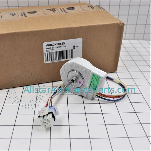 GE Refrigerator Evaporator Fan Motor WR60X10185