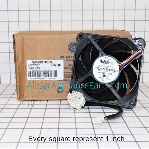 Condenser Fan Motor WR60X10358 | Allstar Appliance Parts