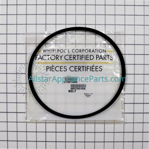 Whirlpool Washing Machine Drive Belt WP27001006