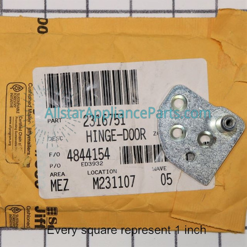 Whirlpool Refrigerator Bottom Hinge Assembly (right) 2316751