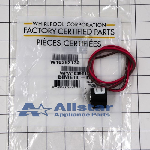 Whirlpool Refrigerator Defrost Thermostat WPW10392132