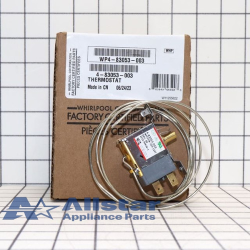 Whirlpool Refrigerator Temperature Control Thermostat WP4-83053-003