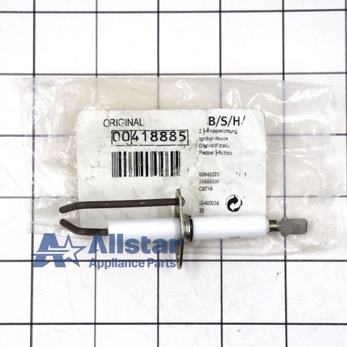 Bosch Range/Stove/Oven Spark Electrode 00418885