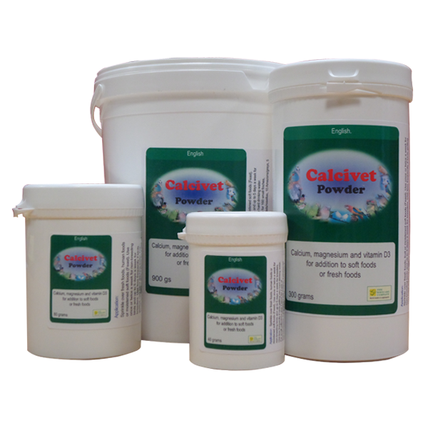 Calcivet ON FOOD Powder - calcium supplement for birds