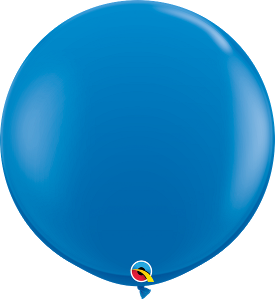 Make a Statement with 3ft Round Dark Blue Latex Balloons (2ct)