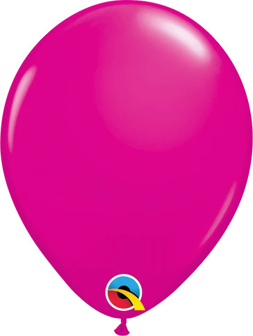 Vibrant and Versatile: 100 Round Wild Berry Latex Balloons - 5-inch Size