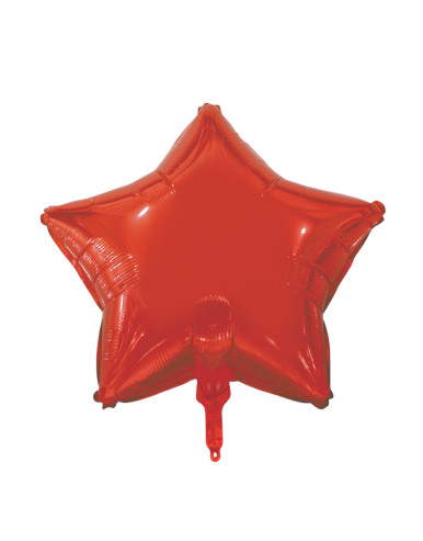 29-Inch Red Star Foil Balloon | Metallic Party Balloon for Birthdays ...