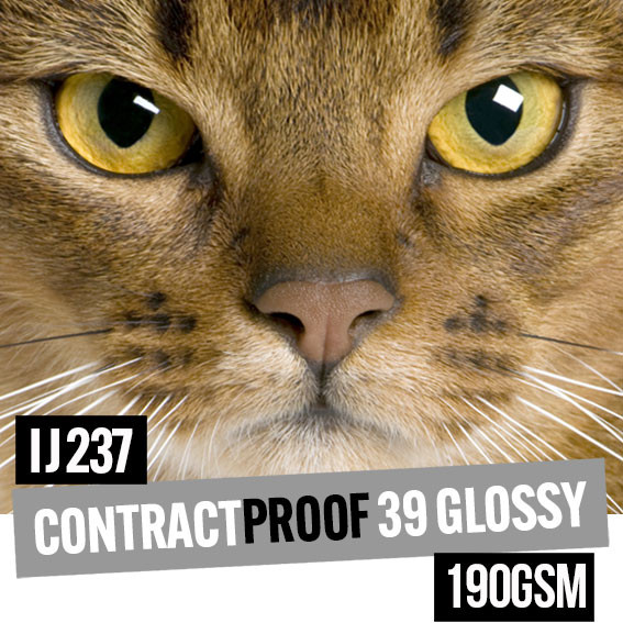 Glossy graphics & proofing paper 39 190gsm 44" 1118mm x 30m