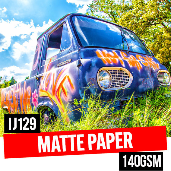 Photo quality matte coated paper 140gsm 24" 610mm x 45m