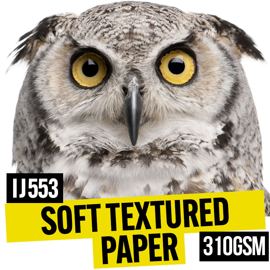 Soft textured acid free fine art paper 310gsm A3+ 50 sheets