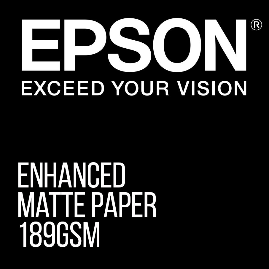 Epson matte photographic paper 189gsm A3+ 100 sheet pack.