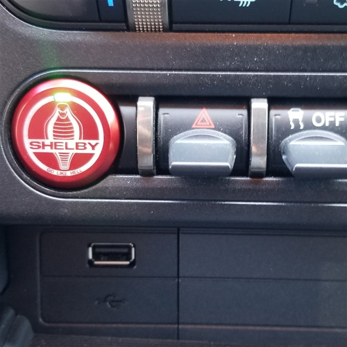 2018-2023 Shelby Billet "GO LIKE HELL" Start Button