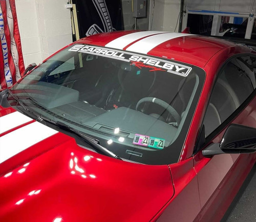Carroll Shelby Racing Windshield Banner