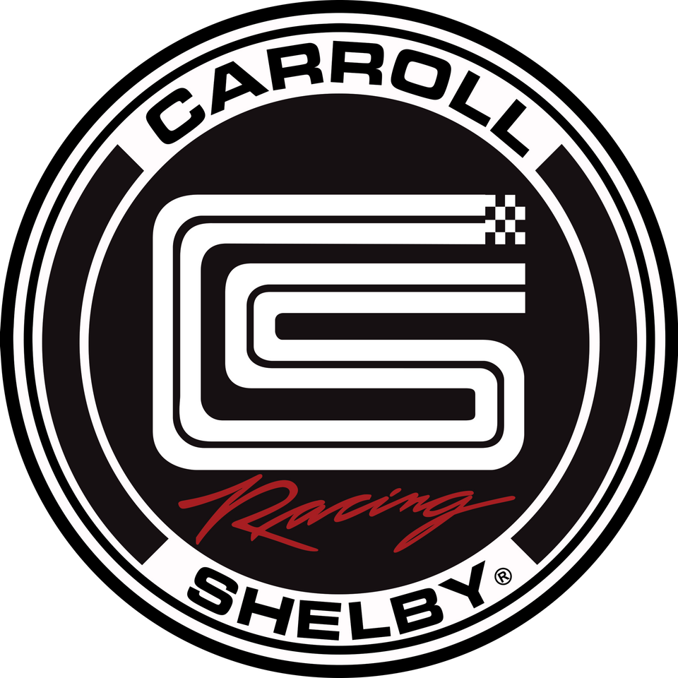 10 INCH ROUND DECAL - Carroll Shelby Racing