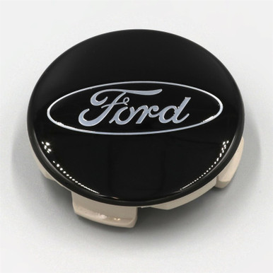 Ford Racing Ford Truck/SUV Black And Chrome Wheel Center Cap Kit - M ...
