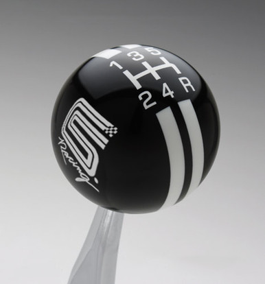 CS RACING ABBREVIATED SHIFTER KNOB Black W/ White Stripes - Carroll ...