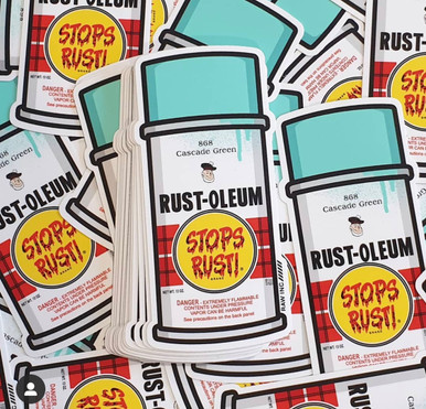 Classic Rust-oleum | Sticker - UNION HEIGHTS