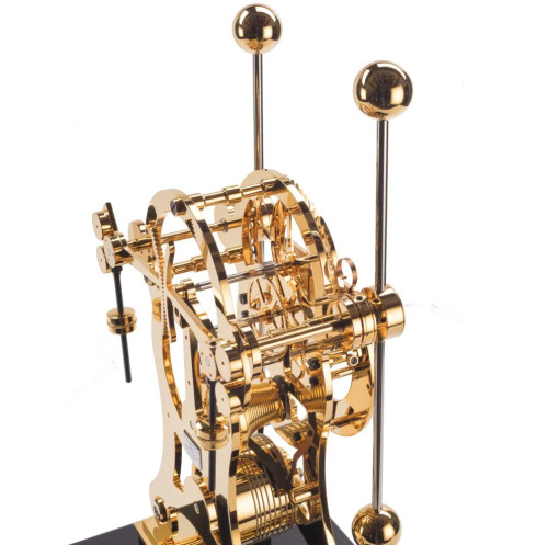 S5626G | Comitti Gold Plated Navigator Clock | Glenbryde