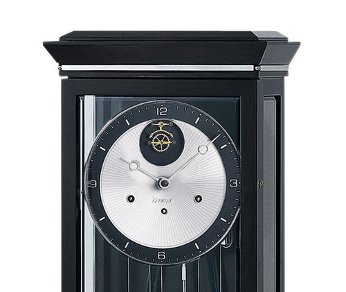0137-96-02 | Kieninger Polished Black Vienna Regulator