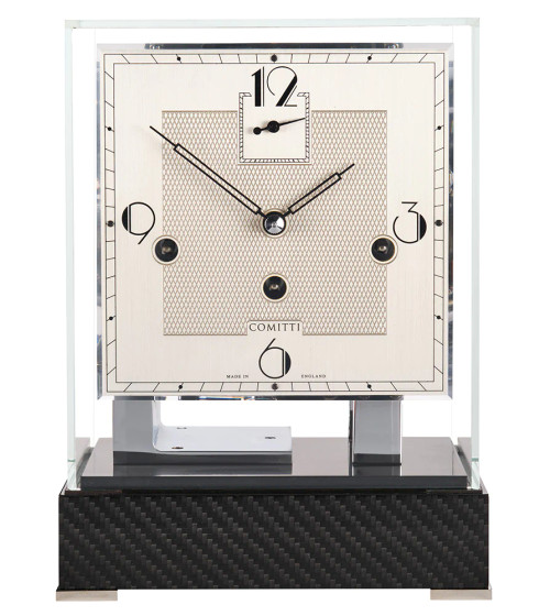 Comitti of London | The Stratford clock | carbon fibre clock | C4627TCH-CH