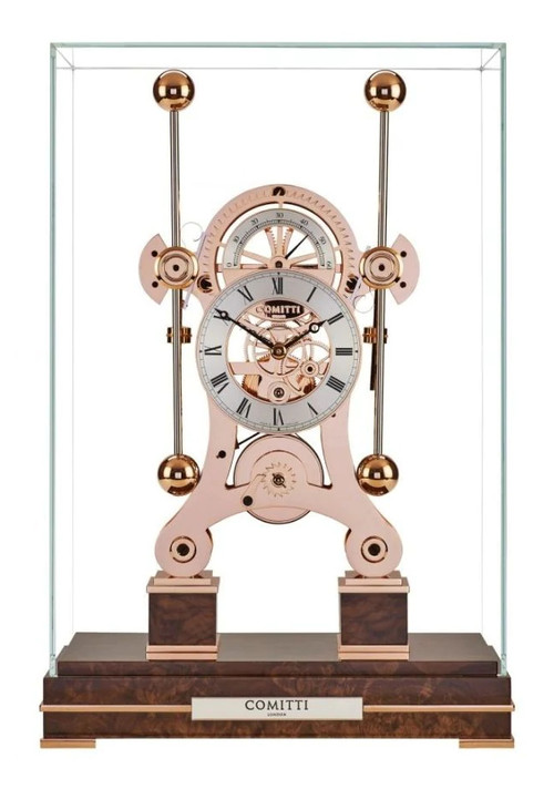 S5266RG - Comitti of London Rose Gold Navigator Clock | Glenbryde