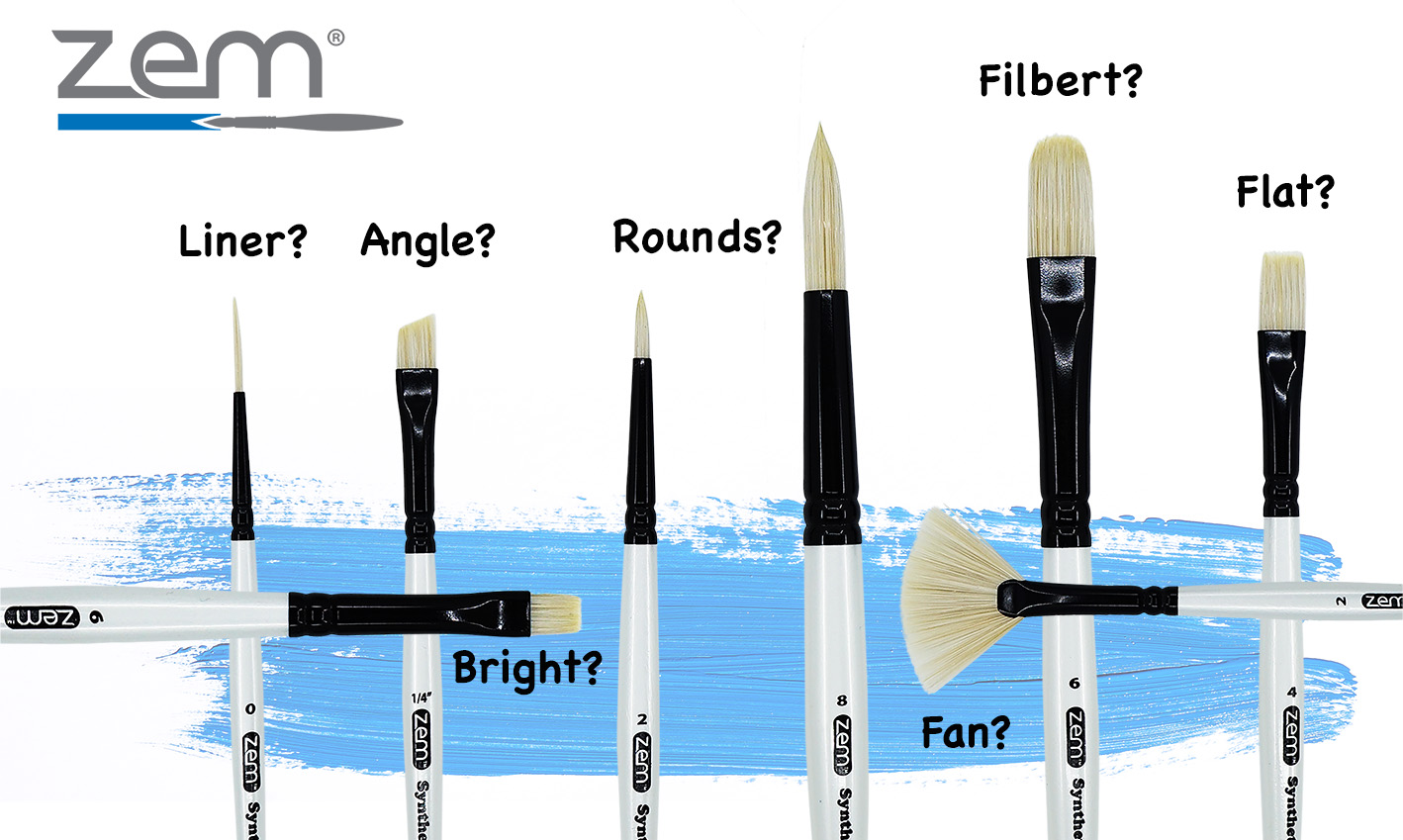 How to choose the right paintbrush for your art - ZEM BRUSH MFG