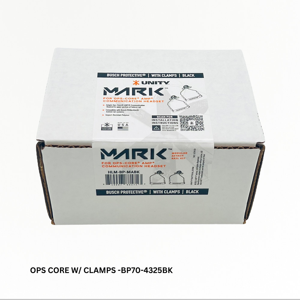Unity Tactical MARK complete Wire Arm EarPro Kit for OpsCore AMP
