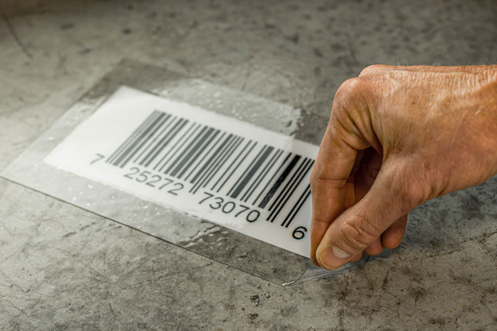 Heavy-Duty UPC Label Protection Tape - 6 inch x 10 inch