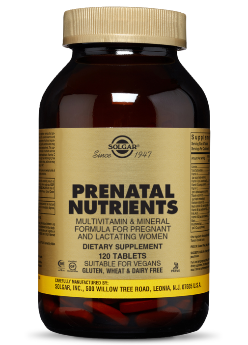 Solgar Prenatal Nutrients Tablets - 120 - 123vitaminC.com