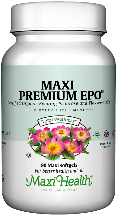Maxi Health Maxi Premium EPO - 90 Caps - 123vitaminC.com
