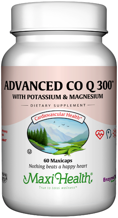 Maxi Health Advanced CO Q 300 - 60 Caps - 123vitaminC.com