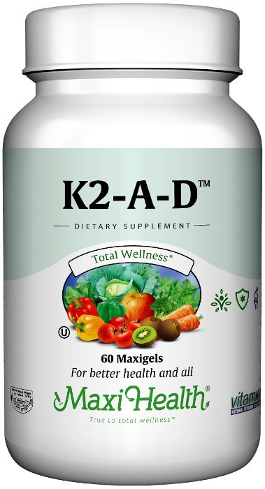 Maxi Health K2-A-D - 123vitaminC.com