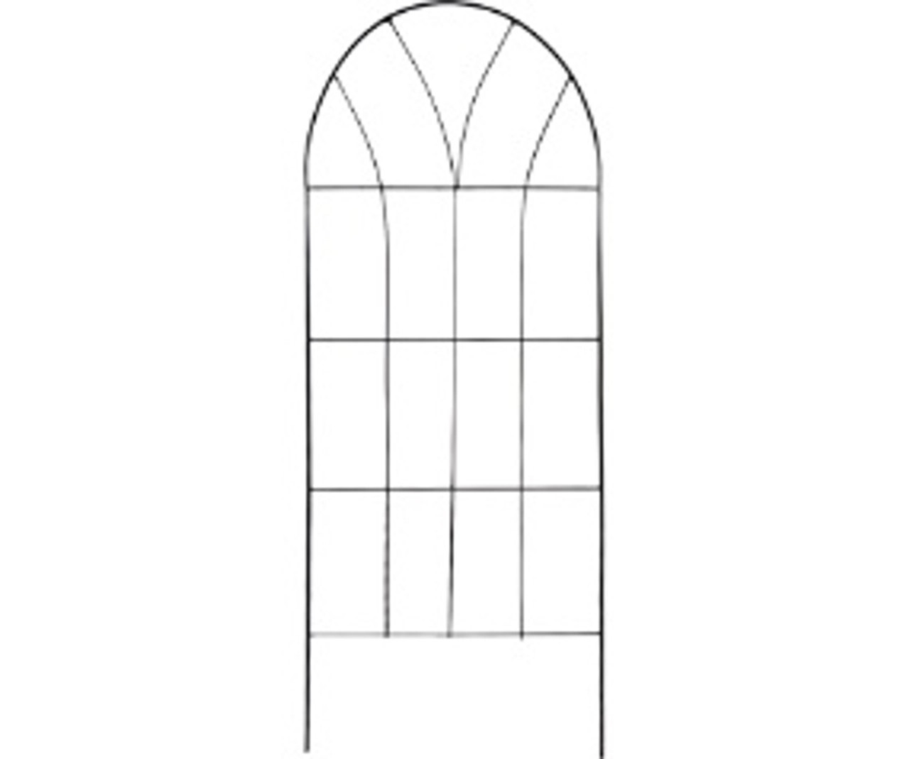 CATHEDRAL TRELLIS BLACK - The Shoppes at Steve's Ace Home & Garden