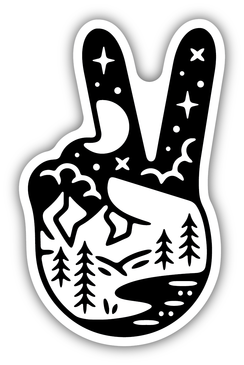 PEACE SCENE STICKER - The Shoppes at Steve's Ace Home & Garden