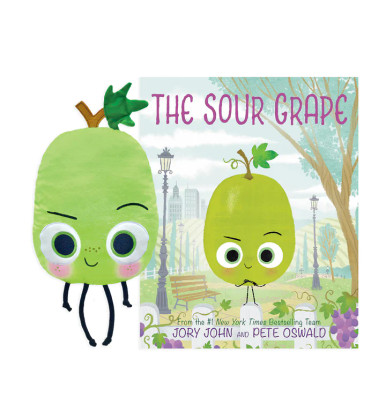 THE SOUR GRAPE PLUSH & BOOK SET - The Shoppes at Steve's Ace Home & Garden