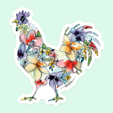 CHICKEN DECAL/STICKER - The Shoppes at Steve's Ace Home & Garden
