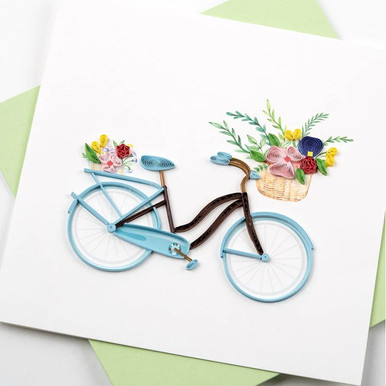 QUILLING BICYCLE & FLOWER - The Shoppes at Steve's Ace Home & Garden
