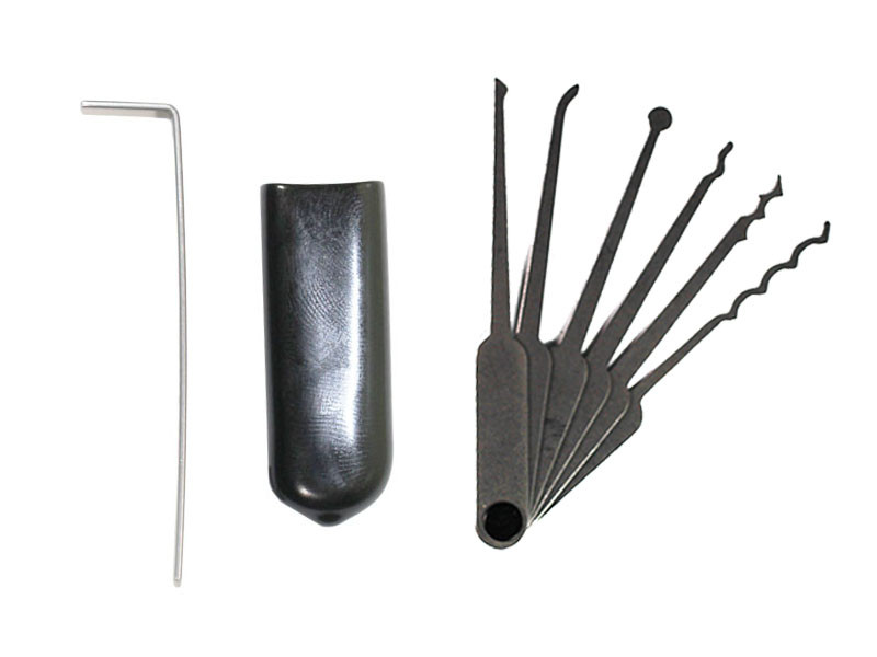 Folding lock pick sets