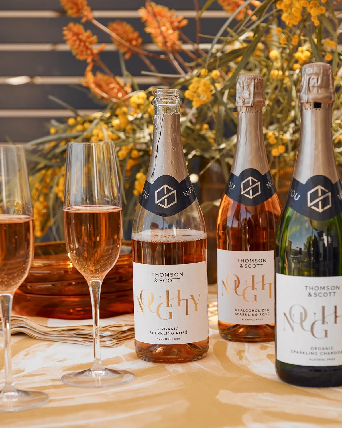 Noughty Organic Sparkling Chardonnay Non Alcoholic Wine