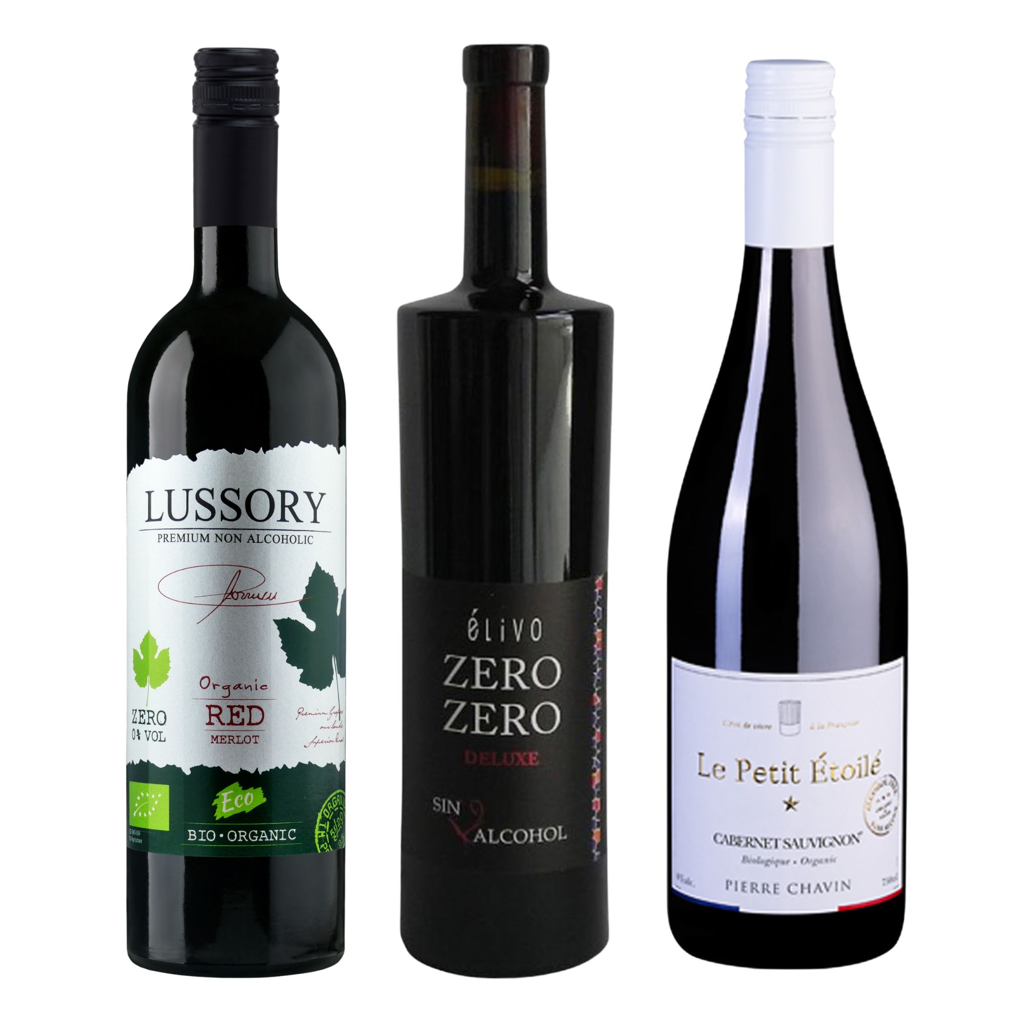 Non Alcoholic Red Wine Set | 0.0% ABV (3 Bottles)
