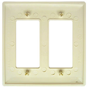 Pass & Seymour Mobile Home/RV Almond Double Snap On Plate - H & S ...