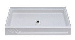 Better Bath 32" x 32" x 9" Plastic Shower Pan, White - H & S Mobile ...