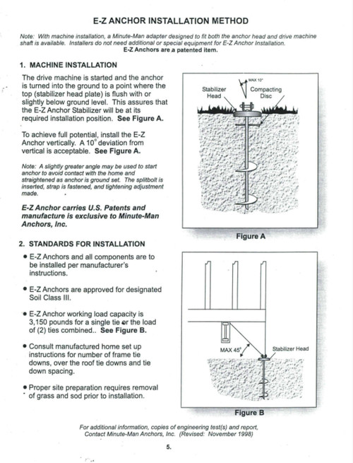 Homepride Barbed Anchor 3/4" x 24" Rod with Swivel Head - H & S Mobile ...