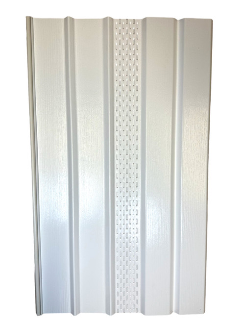 Mobile Home Rustique RIBB Vinyl Skirting White Vented 16" x 35" Panel ...