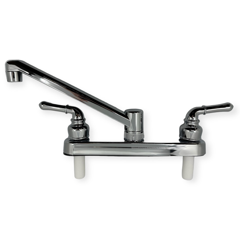 Ultra Faucets Mobile Home/RV 8" Chrome Kitchen with Lever Handles - H ...