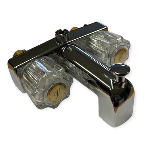 Tiger Faucets Mobile Home 4" Tub & Exposed Shower Faucet P-019NB - H ...